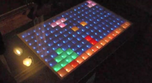 Arduino powered LED Matrix Coffee Table – [Brads Electronic Projects]